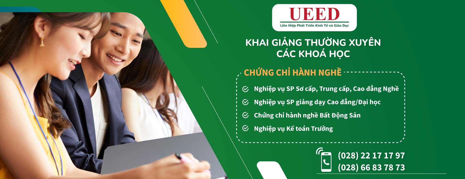 Khóa Bồi Dưỡng - Liên Hiệp Phát Triển Kinh tế và Giáo dục UEED